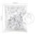 China Heart Shape Glue Ring Cup Plastic 64g Lash Extensions Divided For Eyelash Perming for sale
