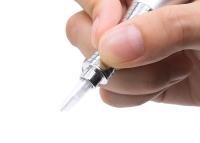 China Stainless Steel Tattoo Machine Piercing Needles 4F For Eyeliner for sale