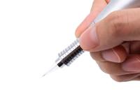 China 1R 36mm Eyebrow Tattoo Micro Blading Needle For Merlin Machine for sale