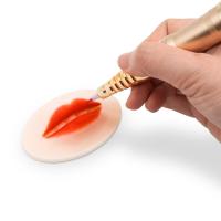 China 5D Tattoo Silicone Lip Practice Skin Permanent Microblade Complete Realistic Practice Silicone Lip for sale