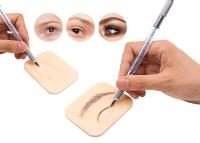 China 3D Eyeliner Microblading Tattoo Practice Skin For Beginner 2 Pcs / Bag for sale