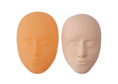 China Silicone Permanent Makeup Practice Skin 5D Eyebrow Eyeline Lips Model Practice Skin Head for sale