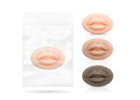 China 3D Silicone Lip Permanent Makeup Tattoo Practice Skin 7.8cm*5.1cm Soft Simulation for sale