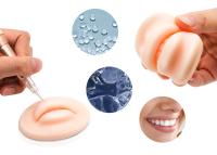 China Soft Silicone Lip Permanent Makeup Practice Skin Microblading Tattoo Skin for sale