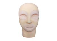 China 5D Reusable Mannequin Head Permanent Makeup Tattoo Practice Skin for sale