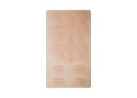 China 3D Silicone Permanent Makeup Practice Skin 26.2*14.7CM For Novice for sale