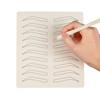 China Rubber Eyebrow Tattoo Practice Skin Rubber Practice Makeup Sheets for sale