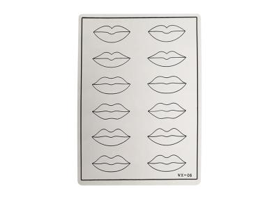 China Rubber Inkless Permanent Makeup Tattoo Practice Skin For Lips Beginner for sale