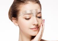 China Simple And Practical Eyebrow Microblading Tool Disposable Pull Out Transparent Sticker for sale