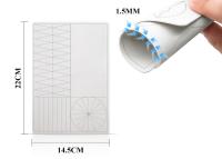 China Dual Sided Printing Microblade Tattoo Eyebrow Exercise Skin Eyebrow Cosmetic Permanent Makeup Silicone Training Skin for sale