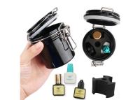 China 200 Gram Eyelash Glue Storage Tank Container Can Hold 3 Bottles for sale