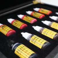 China Private Label 15ml Eyebrow Tattoo Pigment Color Permanent Makeup Tattoo Ink for sale