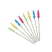 China Eyelash Extension Crystal Mascara Brush Disposable Eyelash Brush Brow Lash for sale