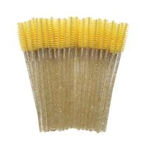 China Eyelash Extension Crystal Mascara Brush Disposable Eyelash Brush Brow Lash for sale