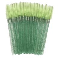 China Eyelash Extension Crystal Mascara Brush Disposable Eyelash Brush Brow Lash for sale