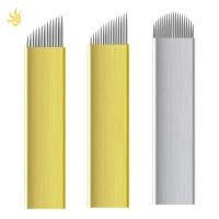 China Disposable 0.25 PCD 12P 14P 18U Blades Microblading Pins Permanent Makeup Needles for sale