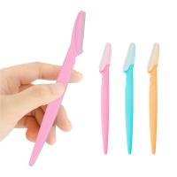 China OEM Brow Trimmer Safe Shaping Knife Facial Hair Remover Eyebrow Razor for sale