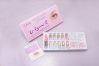 China 27.5*13*2.5 cm Pink Cosmetic Eyelash Perming Kit with cleaner and Silicone Rods For Eyelash lifting and perming for sale