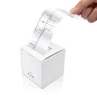 China Disposable Eyebrow Microblading Measurement Tool Permanent Makeup Brow Stencil Ruler Sticker Tape for sale