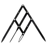 China Eyebrow Golden Ratio Ruler Flexible Removable Eyebrow Measuring Caliper for sale