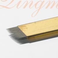 China Standard 0.3mm Cosmetic Tattoo Machine Needle , Disposable Permanent Makeup Needles for sale