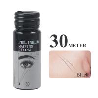 China OEM Microblading Pre Inked Mapping String Black White Thread Eyebrow Measure Positioning Tools for sale