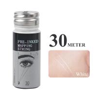China OEM Microblading Pre Inked Mapping String Black White Thread Eyebrow Measure Positioning Tools for sale