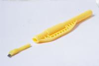China Disposable manual tattoo pen in professinal , yellow Microshading Handpiece and detachable for sale