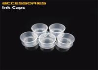 China Transparaent Disposable Tattoo Ink Cups 10.5mm Diameter White Color for sale