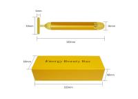 China T Shape Gold Energy Beauty Bar Stainless Steel Sculpt Firm And Smooth Face for sale