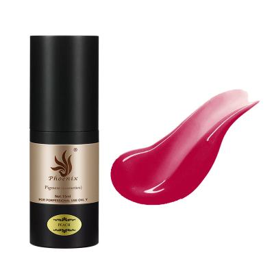 China MSDS 15ml Permanent Makeup Pigments Lip Blush Eyebrow Cosmetic Tattoo Ink for sale
