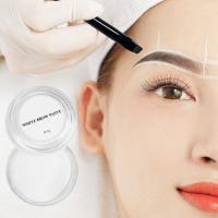 China OEM 10g White Brow Paste Lipliner Shaping For Permanent Makeup Eyebrow Liner for sale