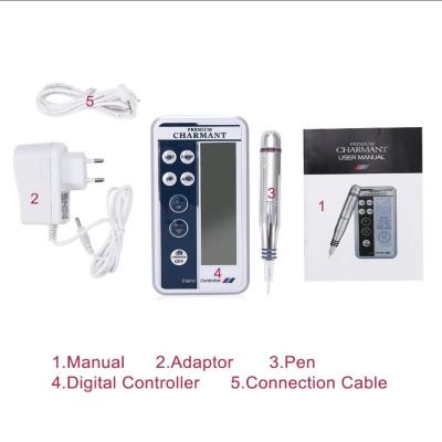 China 50-60Hz Digital PMU Tattoo Permanent Makeup Machine Touch Screen Sliver For Eye Art Cosmetic Kits for sale