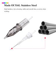 China 316 Stainless Steel Tattoo Needle Cartridge 20pcs Box for sale