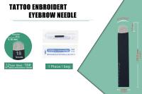 China Sharp and Flexible 0.16/0.18 mm Microblading Needle for Permanent Eyebrow Tattoo Tool for sale