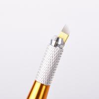 China Medical Grade Stainless Steel Microblading Needle 0.25mm Thickness 12F/14F/18U Model 500pcs/Box for Permanent Makeup for sale