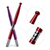 China Professional Microblading Pen with Crossing Lock-Needle Device Multiple Needle Types and Lightweight Aluminum Alloy Design for sale