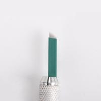 China 0.20mm 16F Green Microblading Needle for Permanent Makeup Eyebrow Tattoo for sale