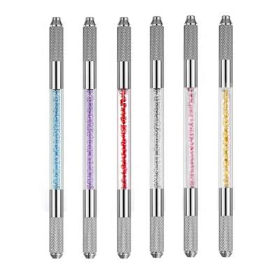 China Microblading Tattoo Pen and Microblading Crystal Pen with 14.2X0.7X0.7 cm Size 0.025 kg Weight and 100pcs/bag Packing for sale