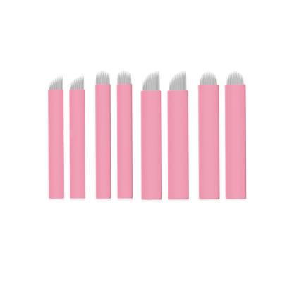 China Single Use Disposable Microblading Needle Cartridge with 12/14/17/18/21/18U Pins for Eyebrow Microblading for sale