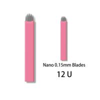 China Single Use Disposable Microblading Needle Cartridge with 12/14/17/18/21/18U Pins for Eyebrow Microblading for sale