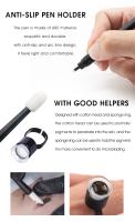 China Disposable Microblade Pen with 0.16/0.18/0.20mm Blades and 14F/16F/18F/16U/18U Sizes for Eyebrow Tattoo for sale