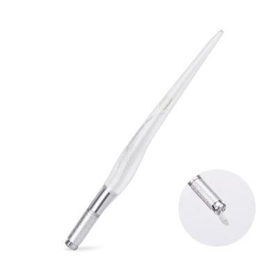 China 15cm Transparent Plastic Microblading Tattoo Pen for Easy Operation Permanent Makeup for sale