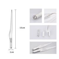 China 15cm Transparent Plastic Microblading Tattoo Pen for Easy Operation Permanent Makeup for sale