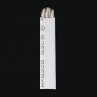 China Medical Grade Stainless Steel 0.18mm Sterilized Disposable Microblading Needle for Eyebrow Tattoo for sale