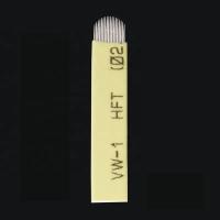 China Medical Grade Stainless Steel 0.18mm Sterilized Disposable Microblading Needle for Eyebrow Tattoo for sale