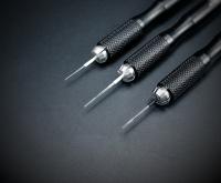 China Medical Grade Sterilized 3RL Microblading Tattoo Needle for Eyebrow Permanent Makeup for sale