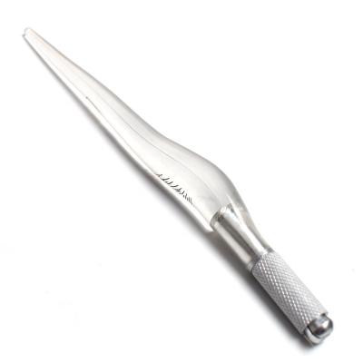 China PCD Microblading Pen for Eyebrow Tattoo 14cm Length Manual Permanent Makeup Pen 100pcs/pack with 50pcs MOQ for sale