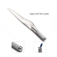 China PCD Microblading Pen for Eyebrow Tattoo 14cm Length Manual Permanent Makeup Pen 100pcs/pack with 50pcs MOQ for sale
