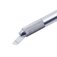China Disposable 0.2 mm Diameter Microblading Needle with 0.25 mm Thickness for Eyebrow Tattoo in 500pcs/box Packing for sale